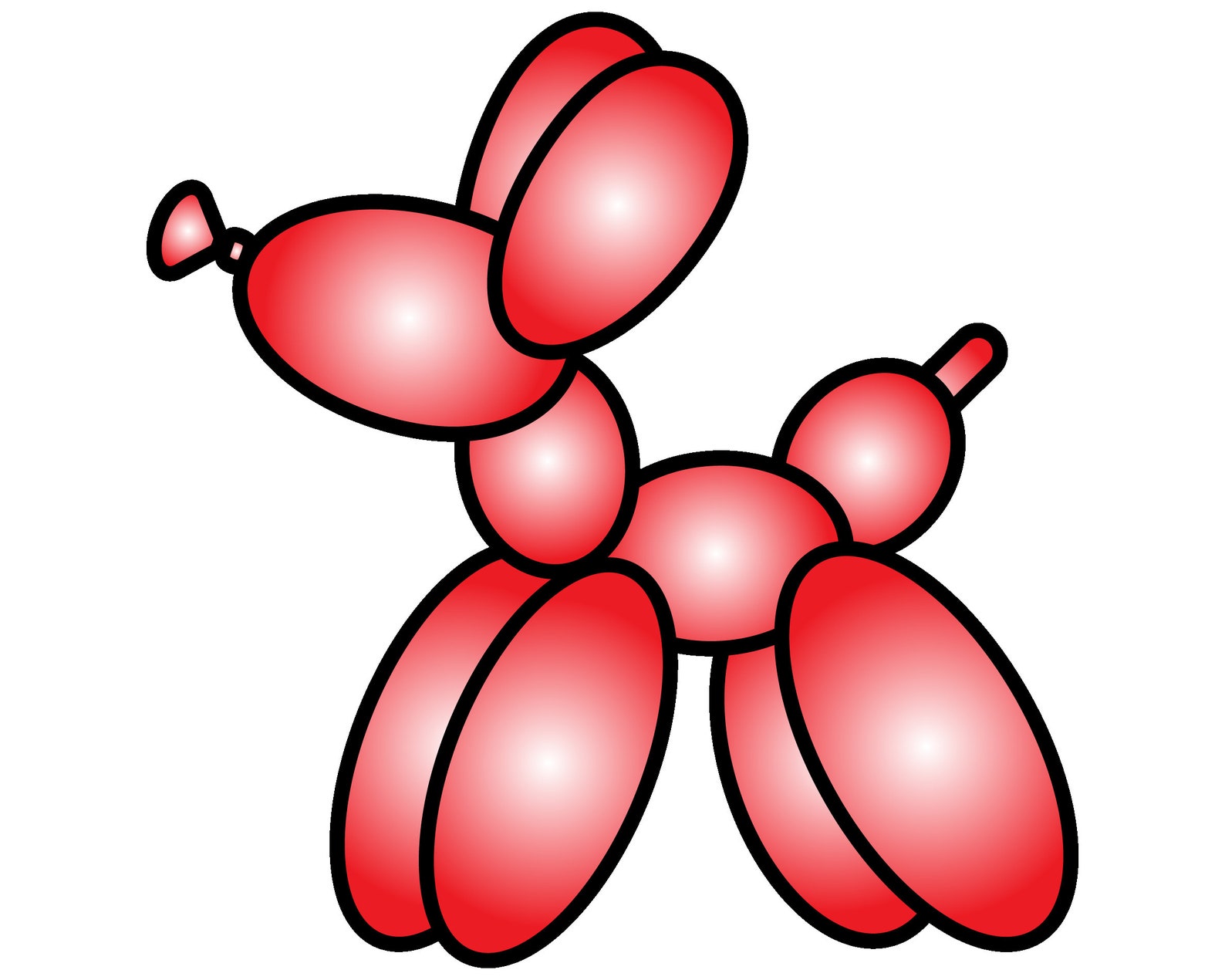 Balloon Dog Svg / Balloon Animal Svg / Animal Balloon Svg / Balloon ...