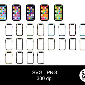 Smart Phone Svg / Cell Phone Clipart / Mobile Phone Svg / Cell Phone ...