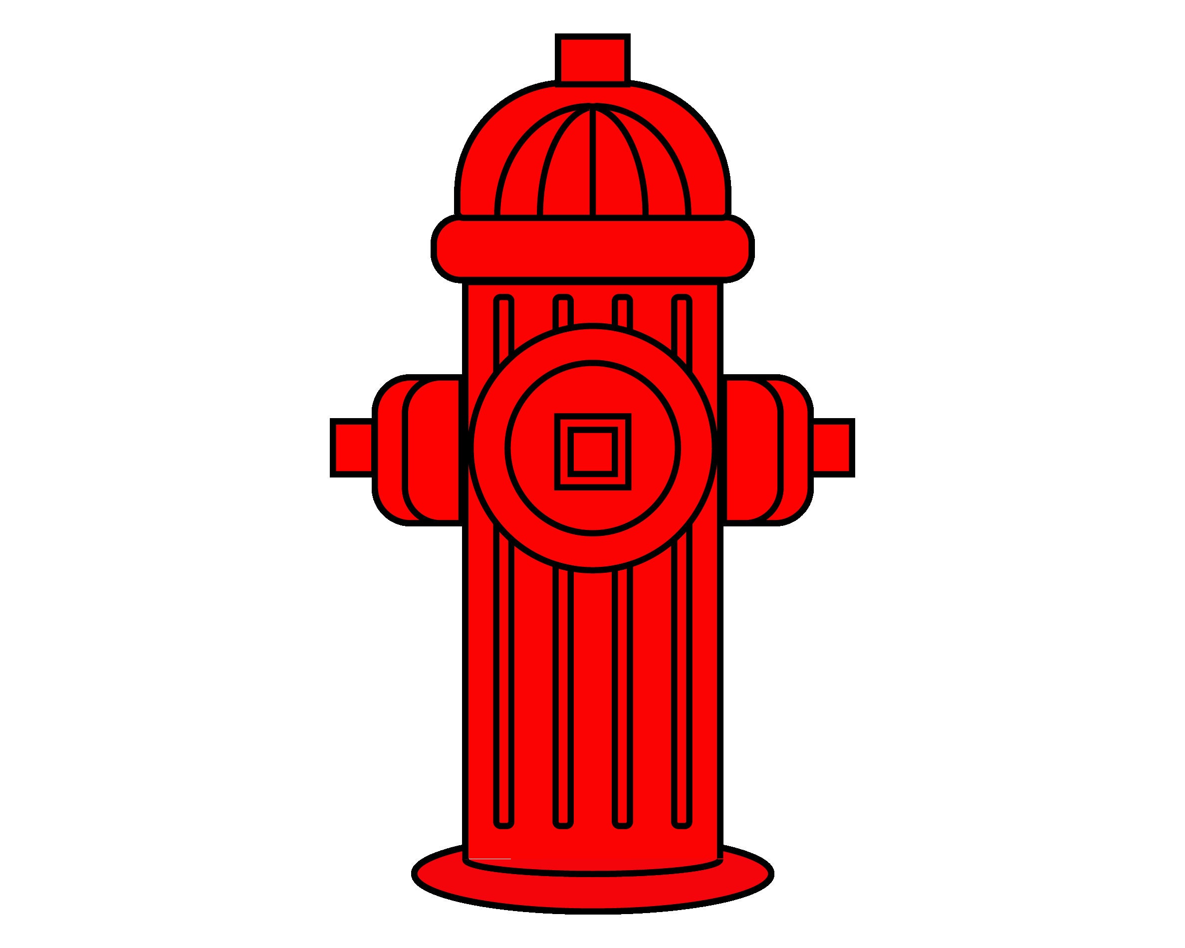 Fire Hydrant Svg / Fireman Clip Art / Fire Hydrant Silhouette / Fire ...