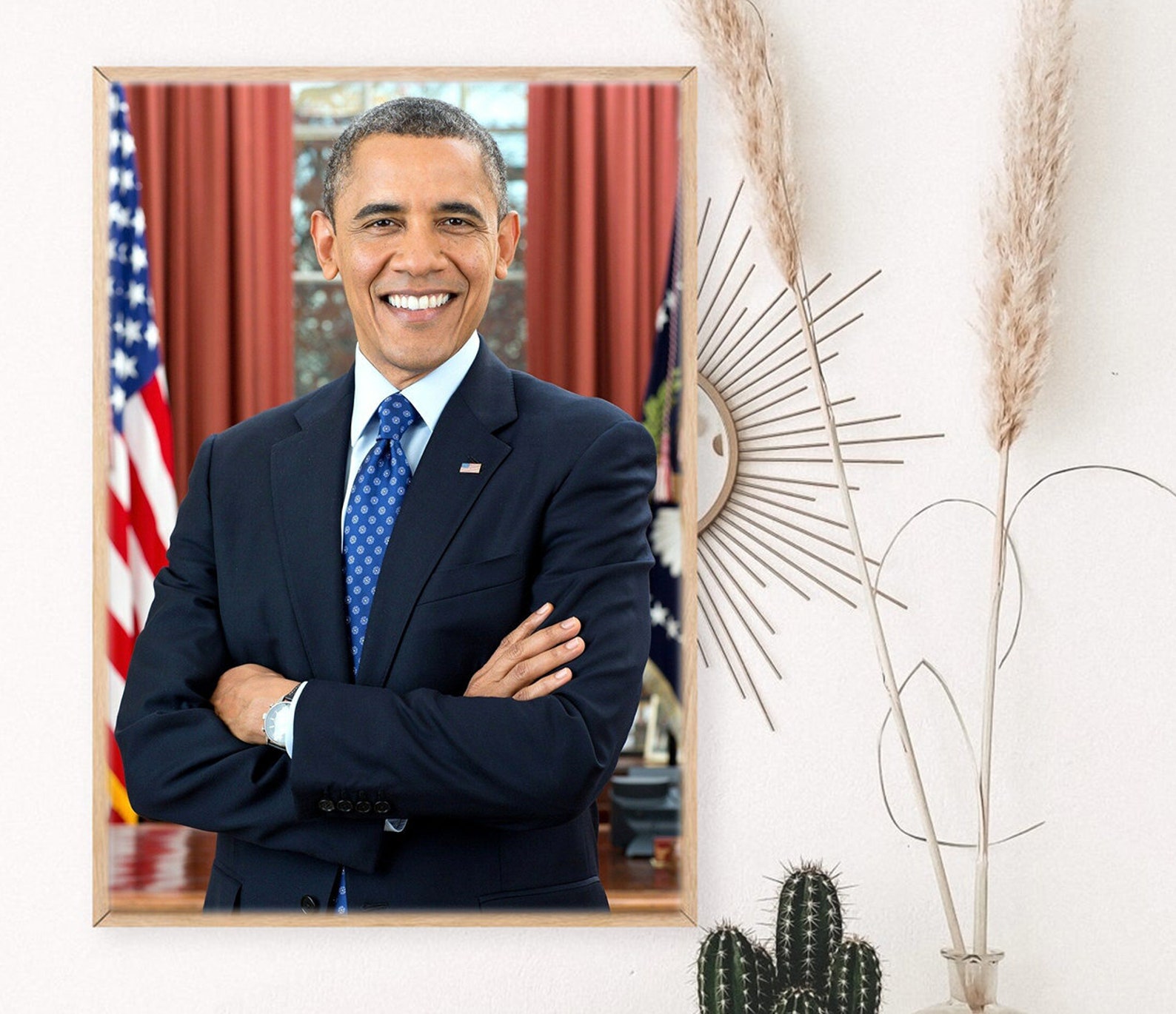 President Barack Obama Official Wall Art Print Poster No | Etsy