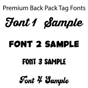 Custom Backpack Name Tags for Kids, Key Chains for Water Bottles ...