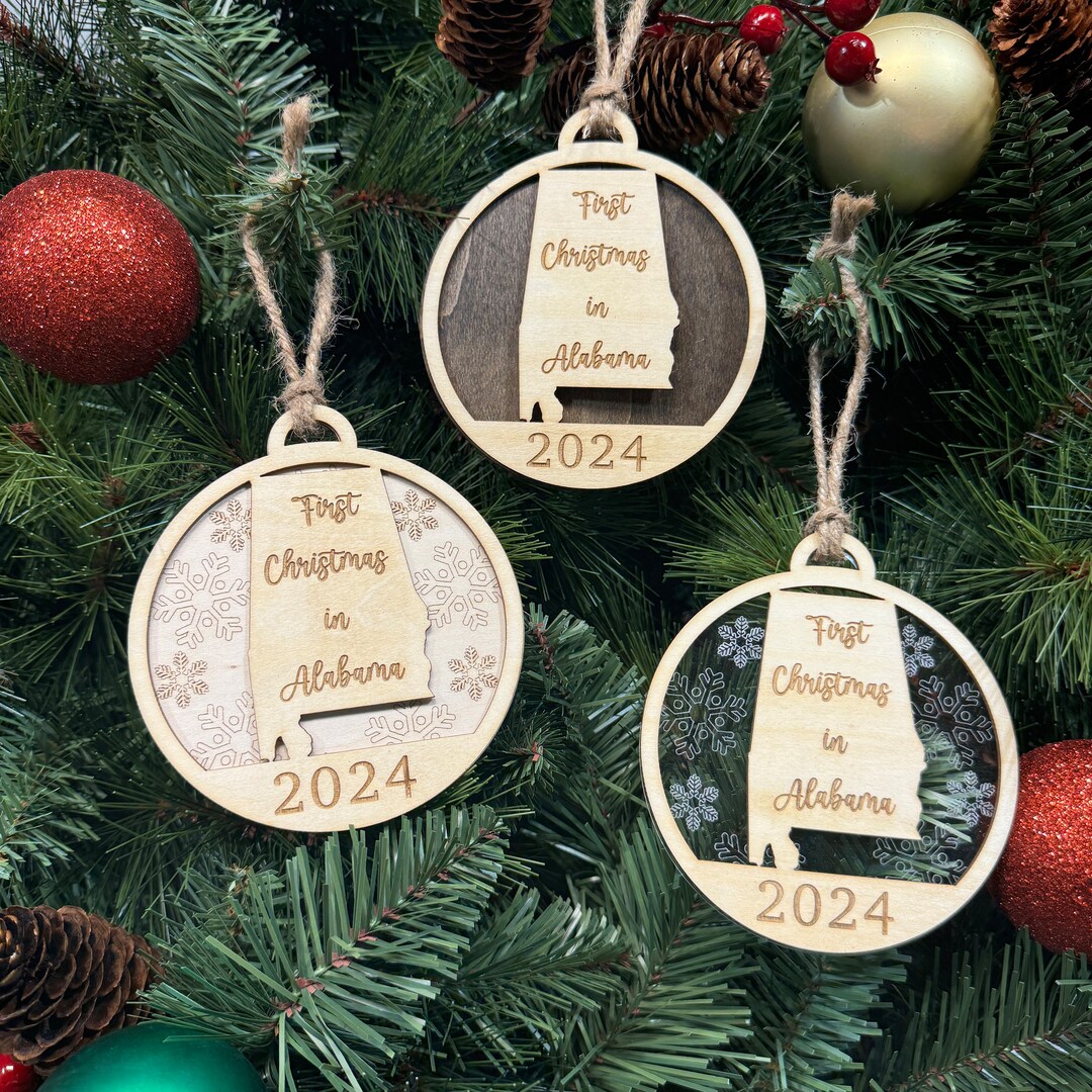 2025 Alabama Christmas Ornament - Unique Holiday Gift for New ...