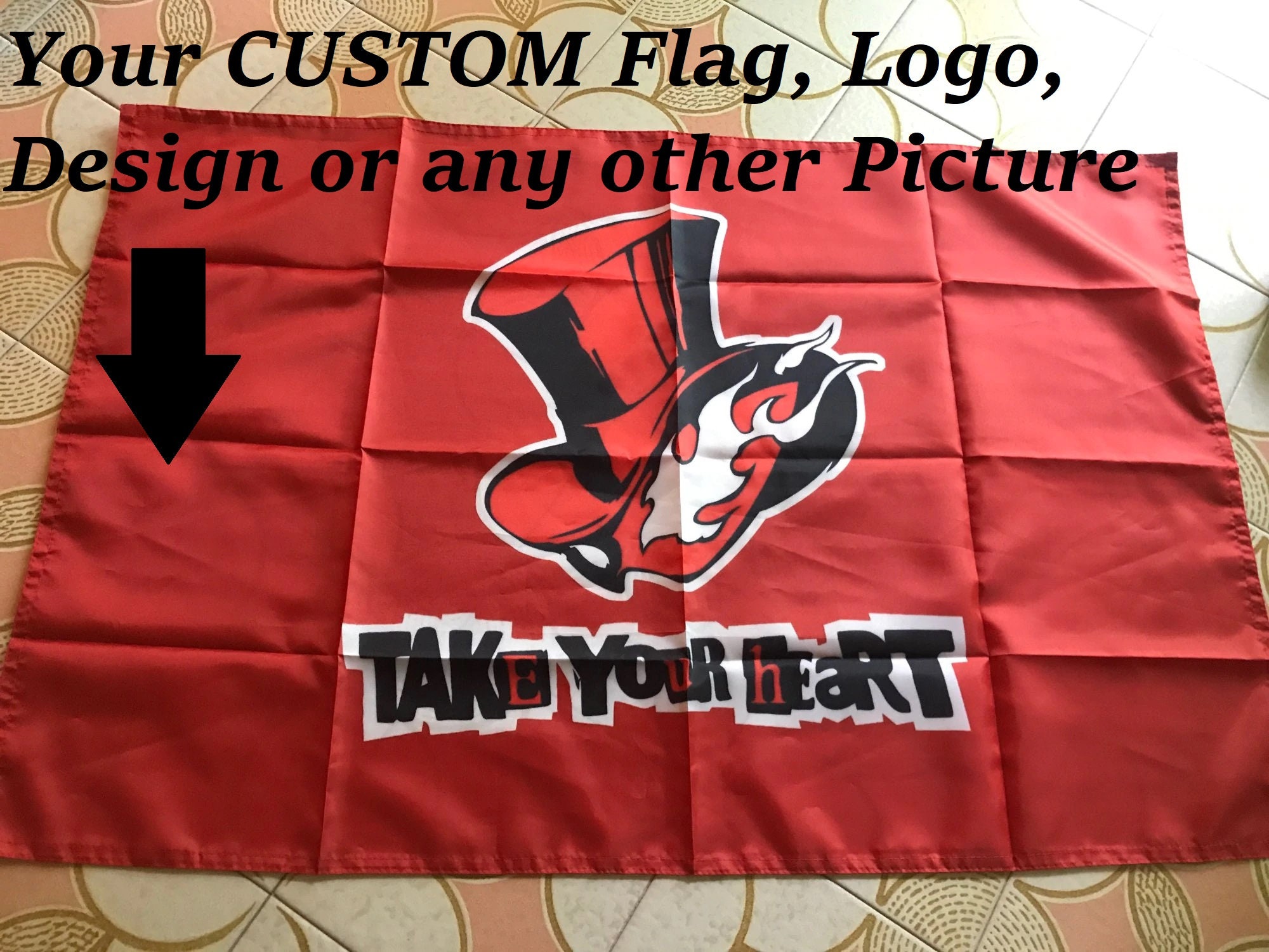 Custom Flag Company Logo Wall Design Your Own Flag Custom | Etsy