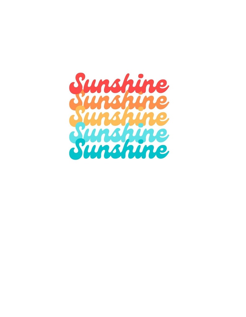 SUNSHINE SVG Cut Digital Download - Etsy