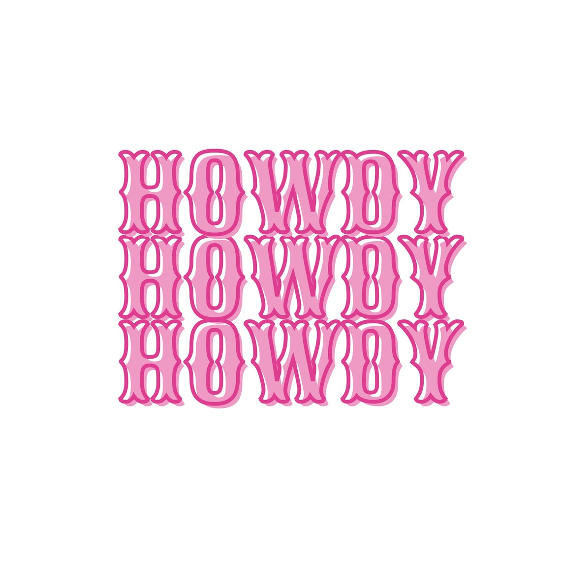 HOWDY | Digital Download - Etsy
