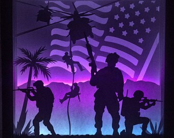 Military Shadow Box - Etsy