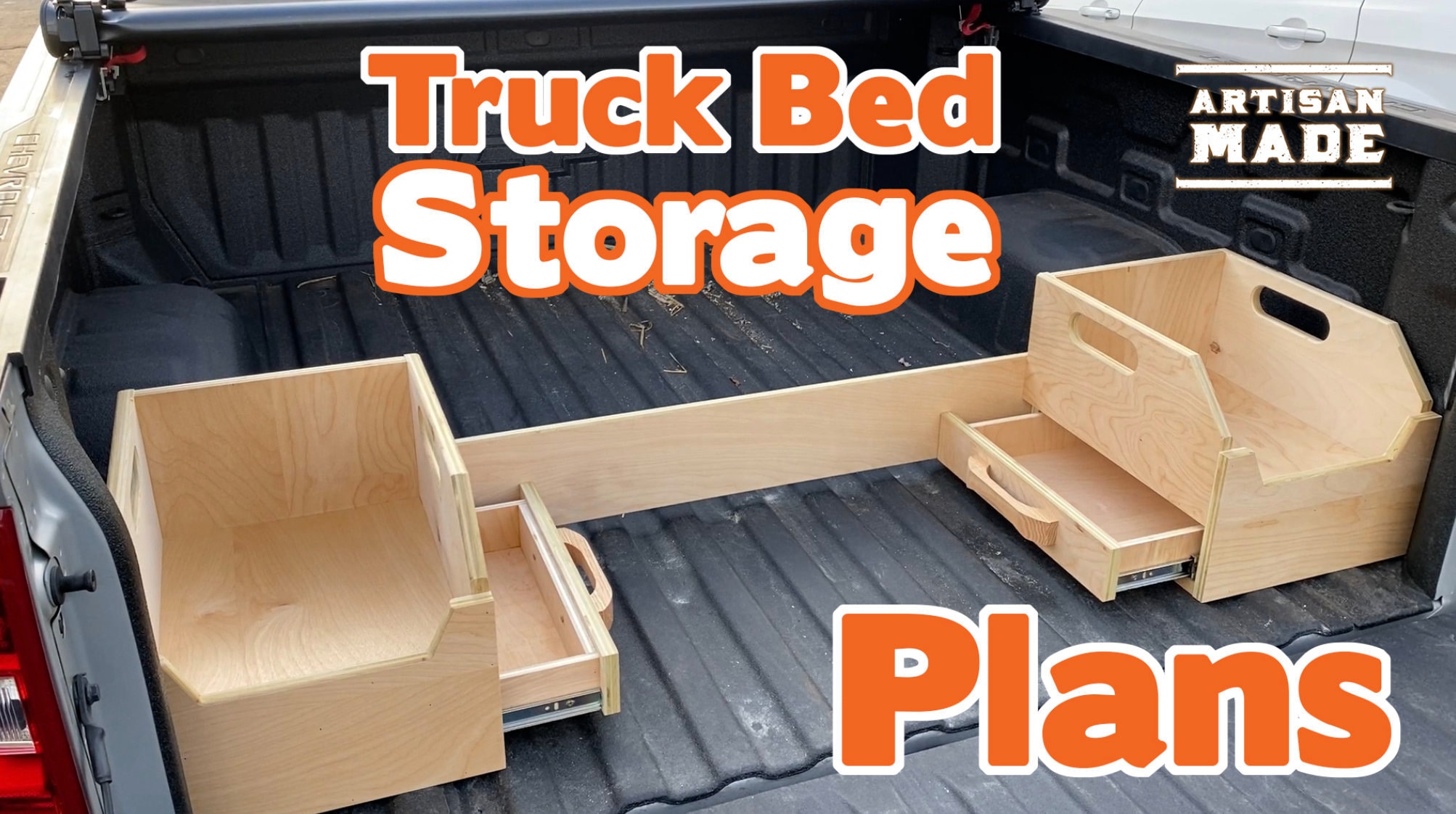 Truck Bed Storage System Plans/ Pickup Truck Cargo Holder Plans ...