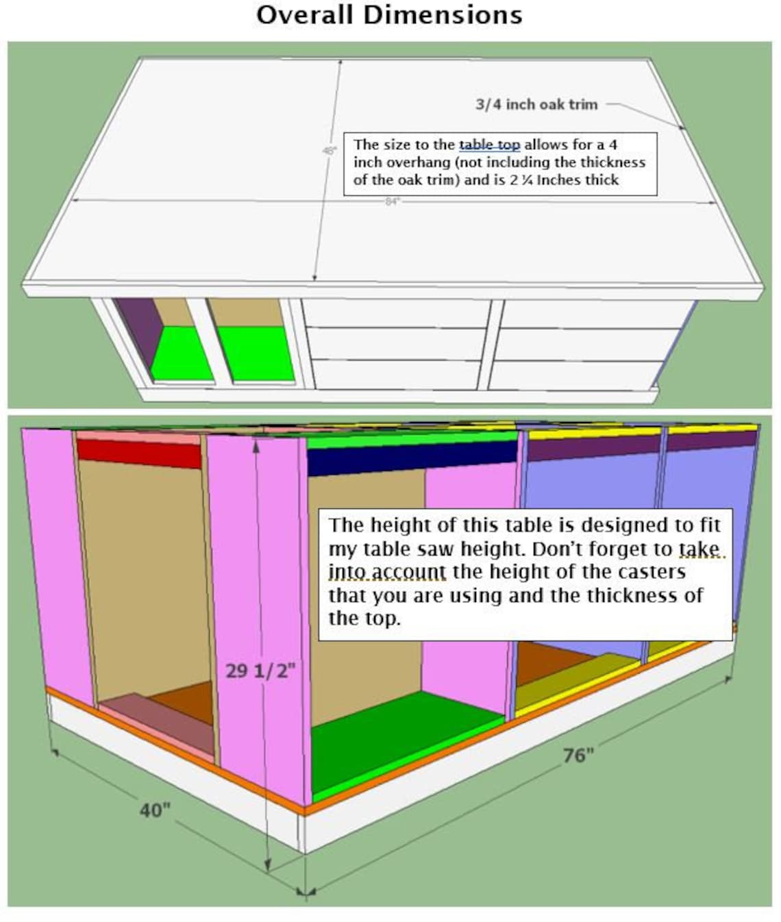Mobile Workbench / Assembly Table / Outfeed Table - Etsy