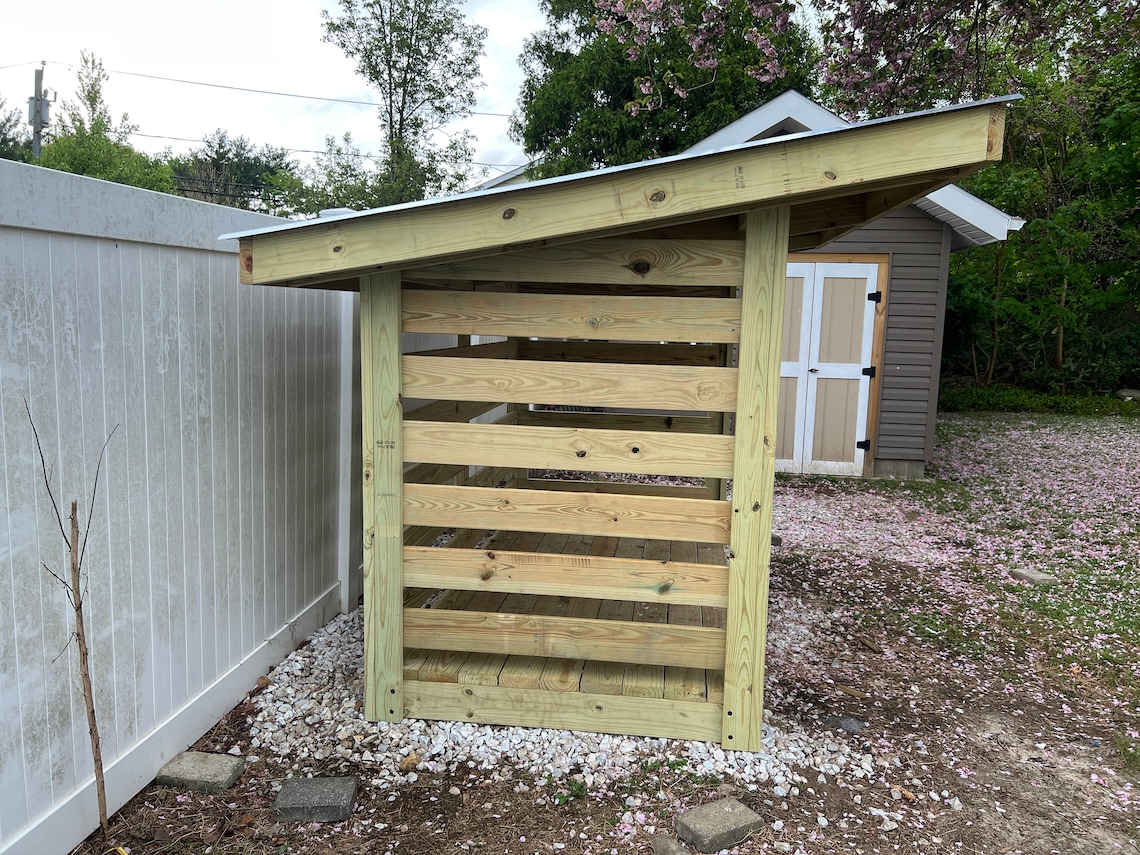 Firewood Storage Shed Plans / One Day Fire Wood Shed Plans - Etsy