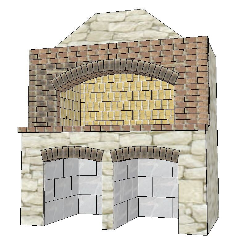 Wood Fired BBQ Plans / Brick BBQ / Masonry BBQ Plans - Etsy