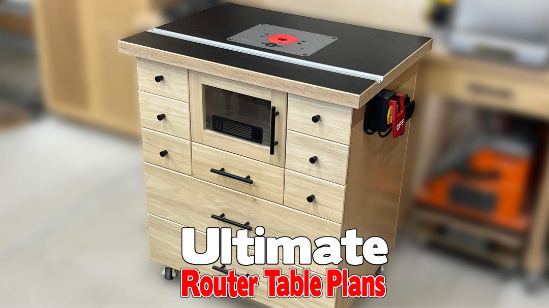 DIY Router Table Plans With 3D Printer Upgrade Files / Custom Router ...