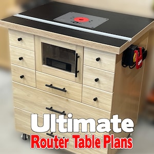 DIY Router Table Plans With 3D Printer Upgrade Files / Custom Router ...