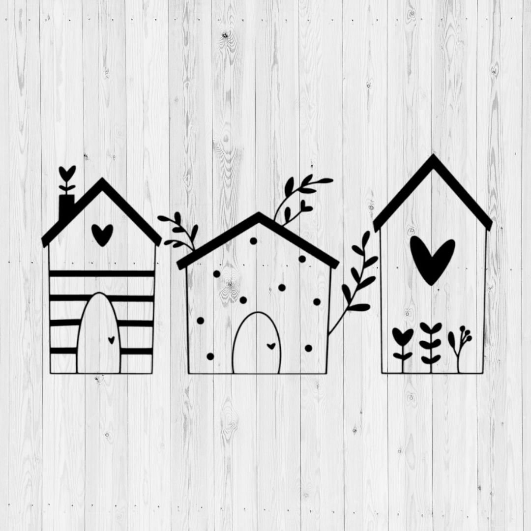 Sticker/Aufkleber Vinyl Häuser - Etsy.de