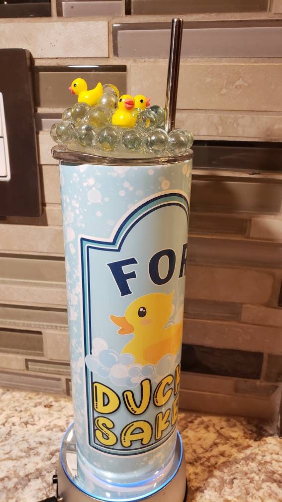 For Ducks Sake 20oz Lid W/removable Topper - Etsy