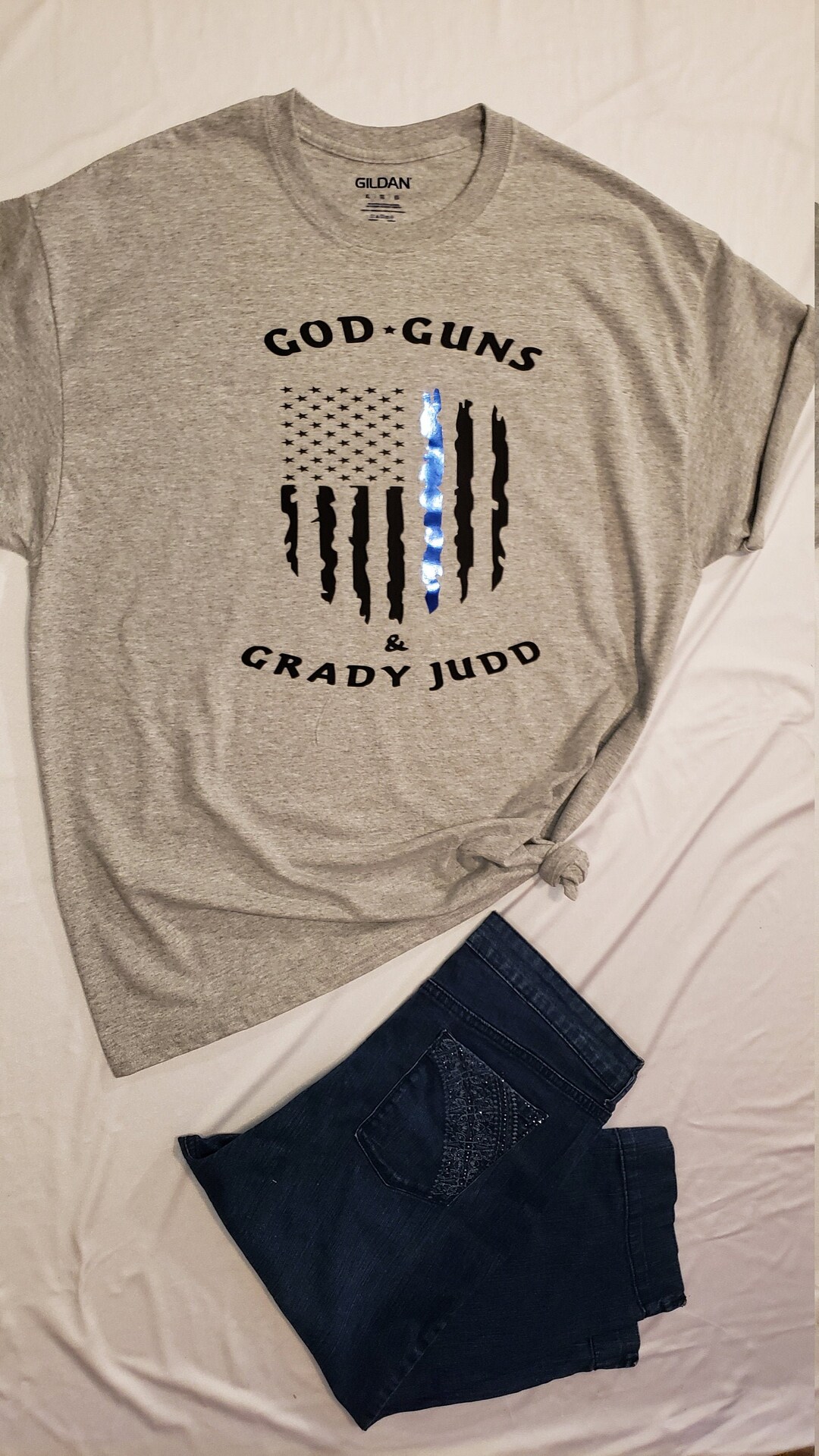 God Guns & Grady Judd Thin Blue Line - Etsy