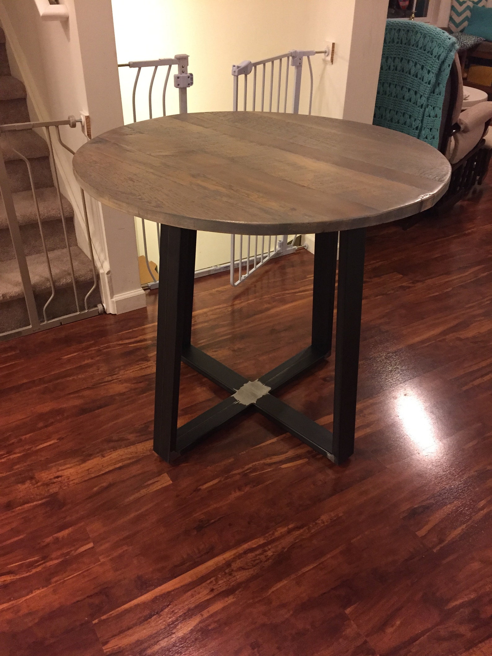 TAPERED BASE Metal Table Base | Etsy