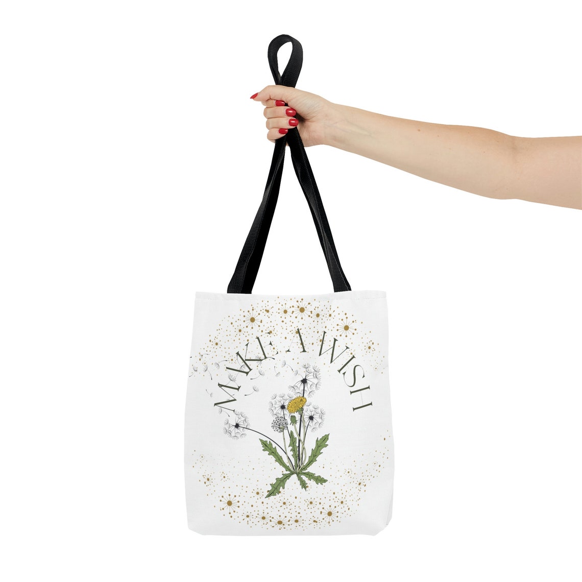 Dandelion Tote Bag/dandelion Beach Bag/dandelion Shopping Bag/flower ...