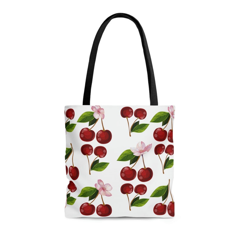 Cherries/cherry Bag/cherry Tote/spring Tote/cherries Summer Bag ...