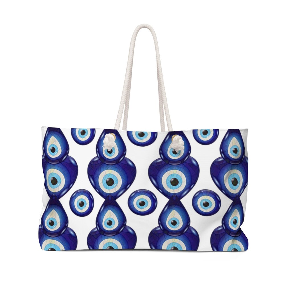 Evil Eye/weekender Bag/evil Eye/evil Eye Bag/evil Eye Design - Etsy