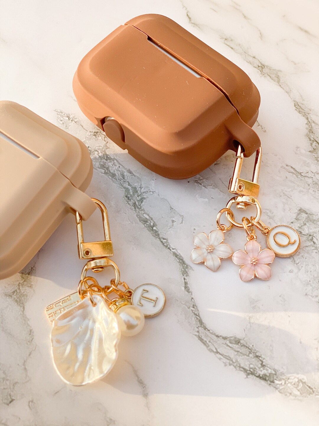 Customized AirPod Pro Gen 3 4 Case With Personalized Letter Initials ...