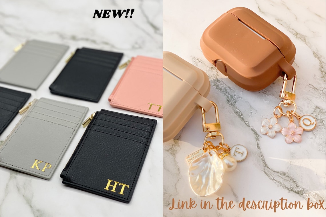 Customized Keychain With Personalized Letter Initials - Etsy