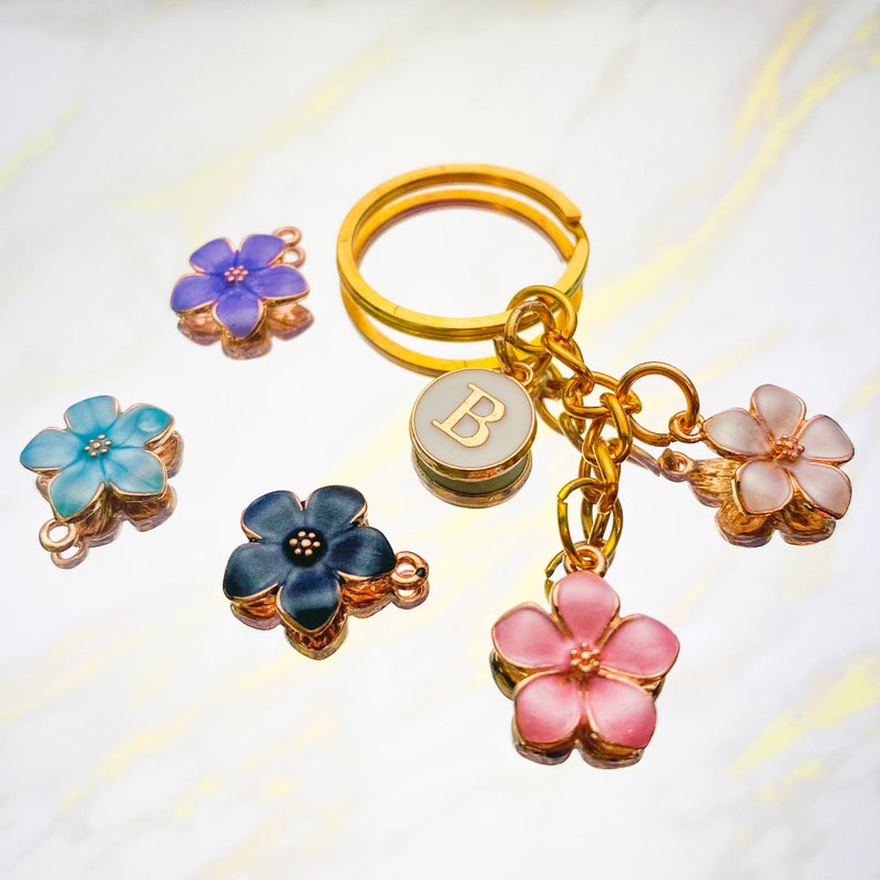 Customized Keychain With Personalized Letter Initials - Etsy