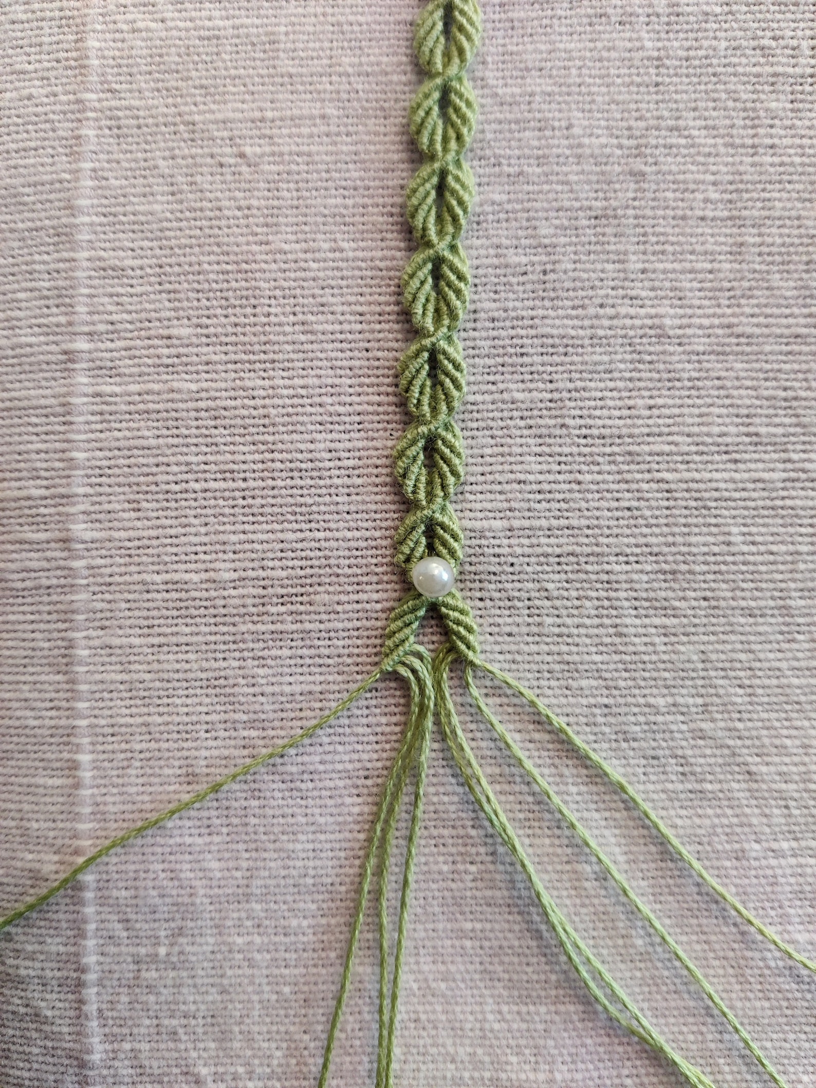 Leaf Macrame Knotted Bracelet - Etsy
