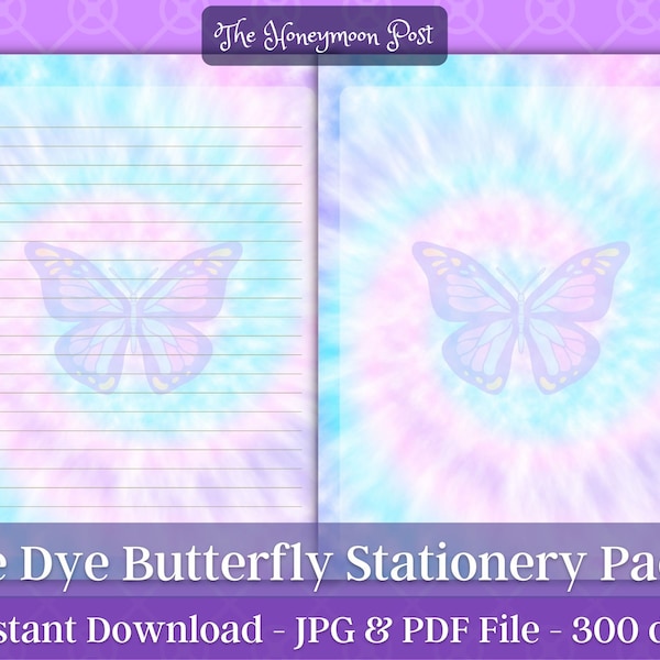 Butterfly Tie Dye - Etsy