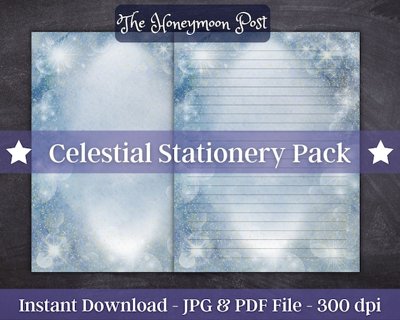 Instant Download Printable Stationery Witchy Paper Pack - Etsy