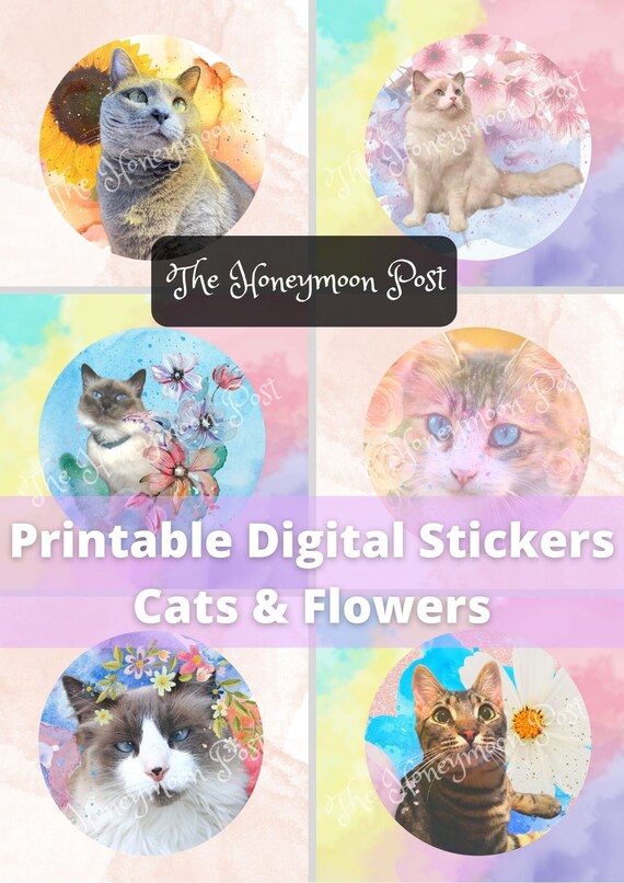 Instant Download Printable Stationery Sticker 3 Inch Circles - Etsy