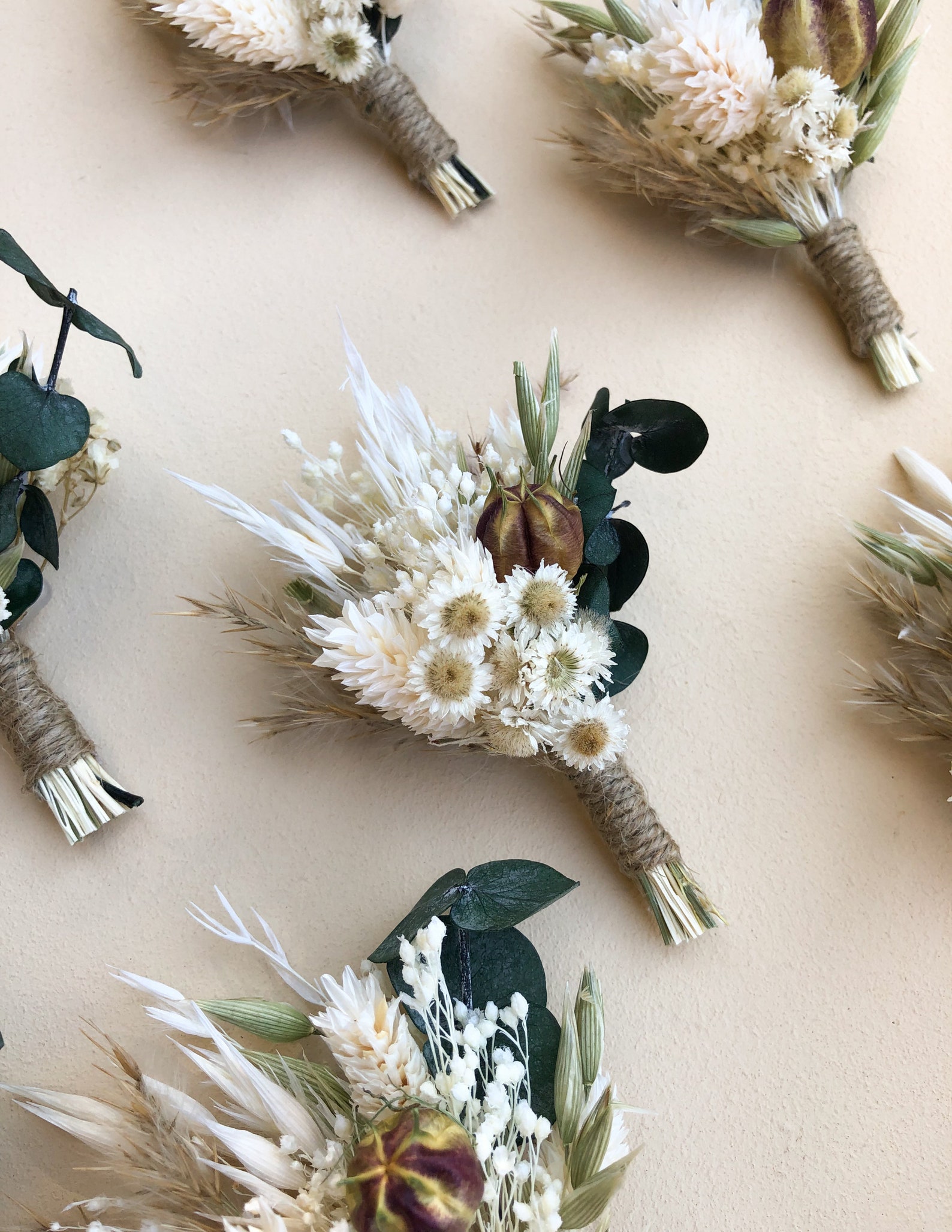 Natural Dried Flower Bouquet for Nature Lovers / Green Dried - Etsy