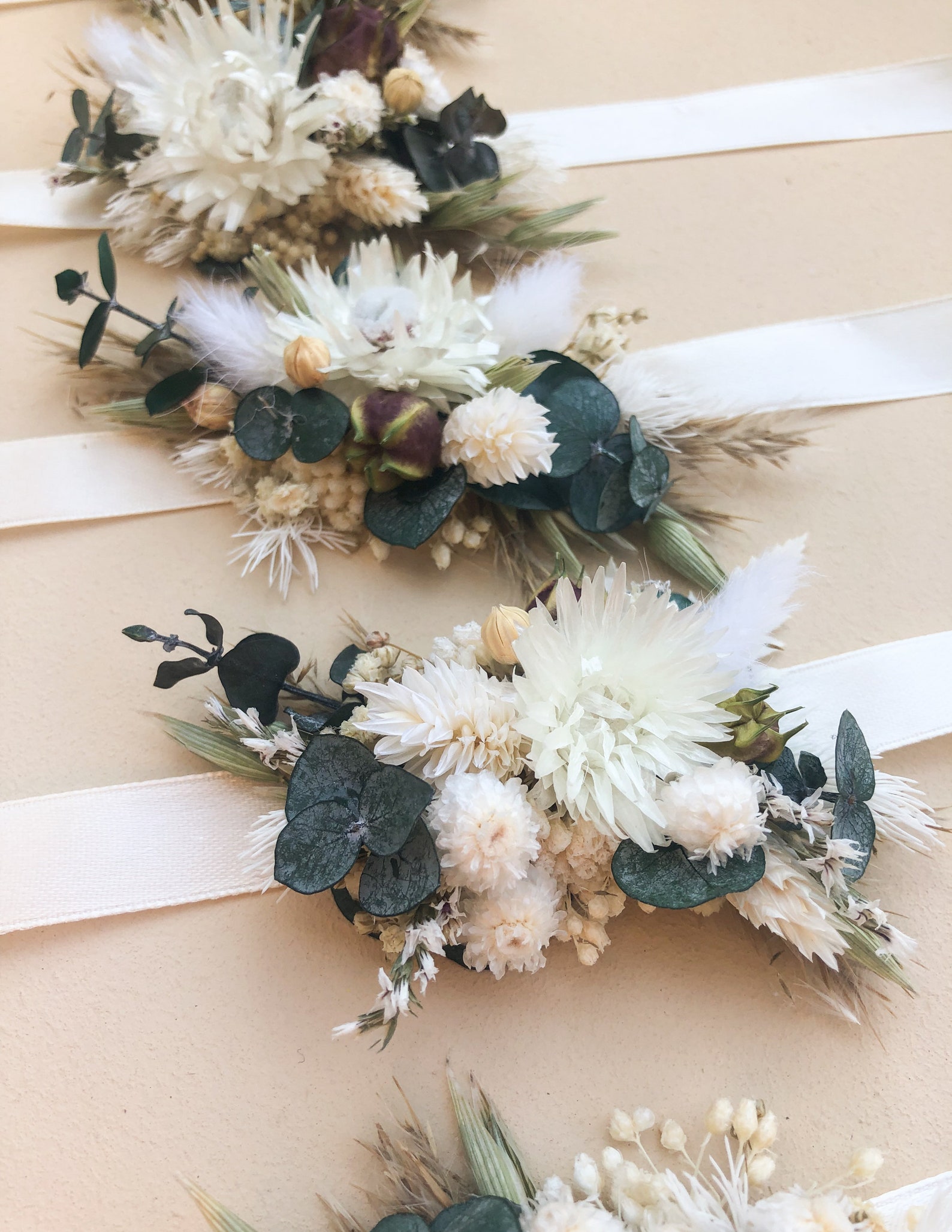 Natural Dried Flower Bouquet for Nature Lovers / Green Dried - Etsy