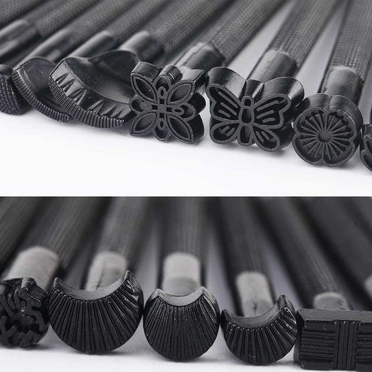 20 PCS Leather Stamping Tools, Different Shape Saddle Making Stamp ...