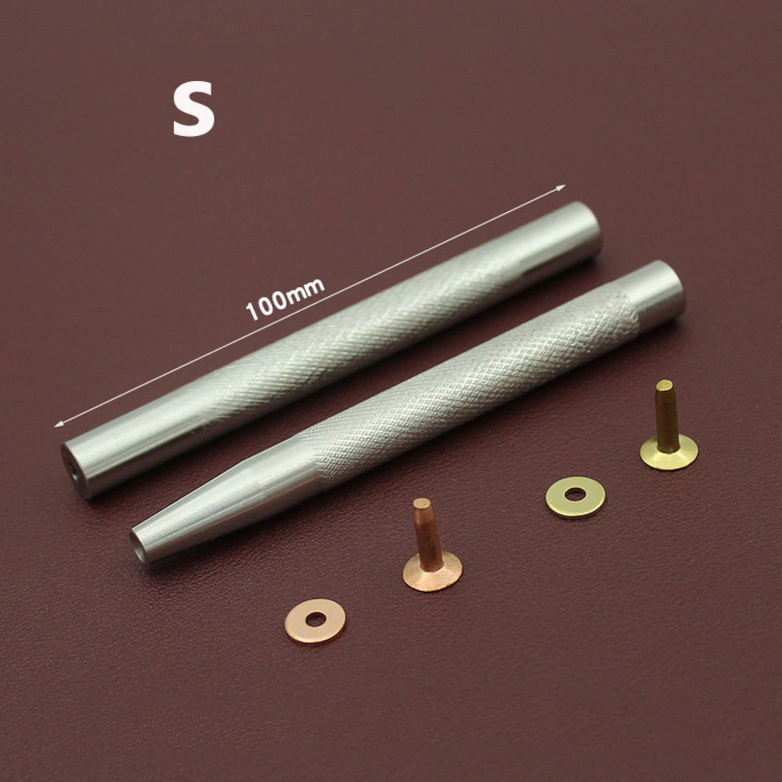 Corrugated Iron Lines Fixed Copper Rivet Installation Rod DIY Handmade ...
