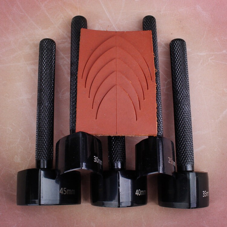 Semicircle Shape V Shape Leather DIY Punching Handwork Tool Belt Round ...