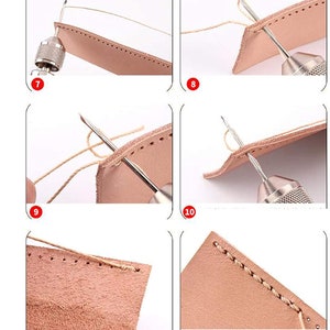 Leather Sewing Awl Hand Stitcher Set,leather Craft Sewing Stitching Awl ...
