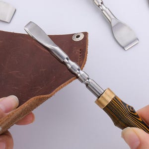 1pc Leather Edges Creaser, Leather Edge Creasing Tool, Ironing and ...