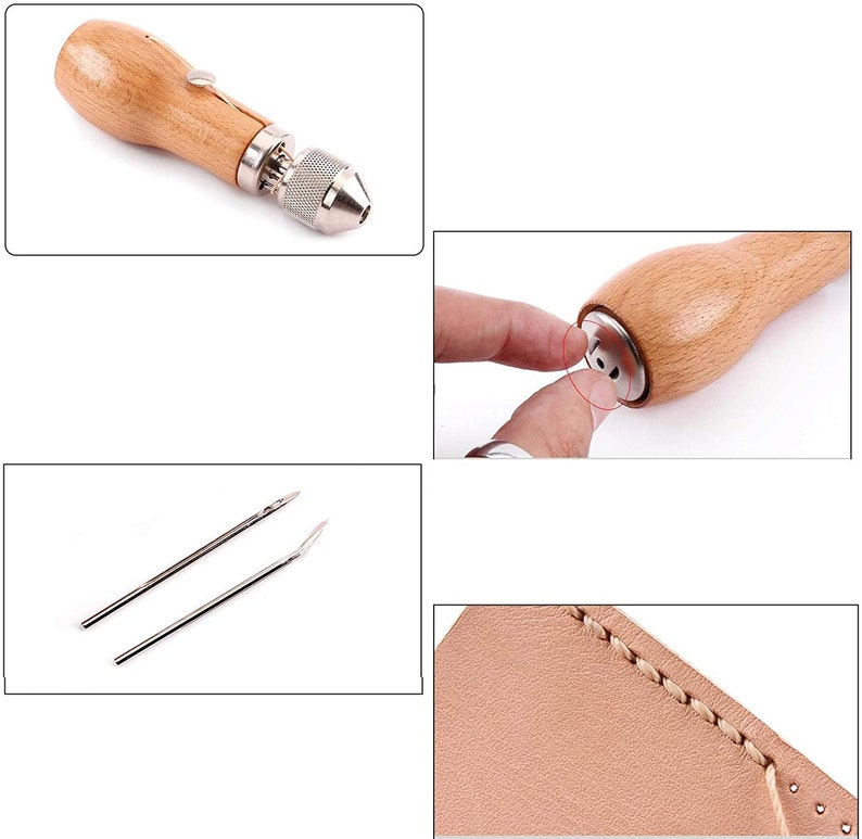 Leather Sewing Awl Hand Stitcher Setleather Craft Sewing - Etsy