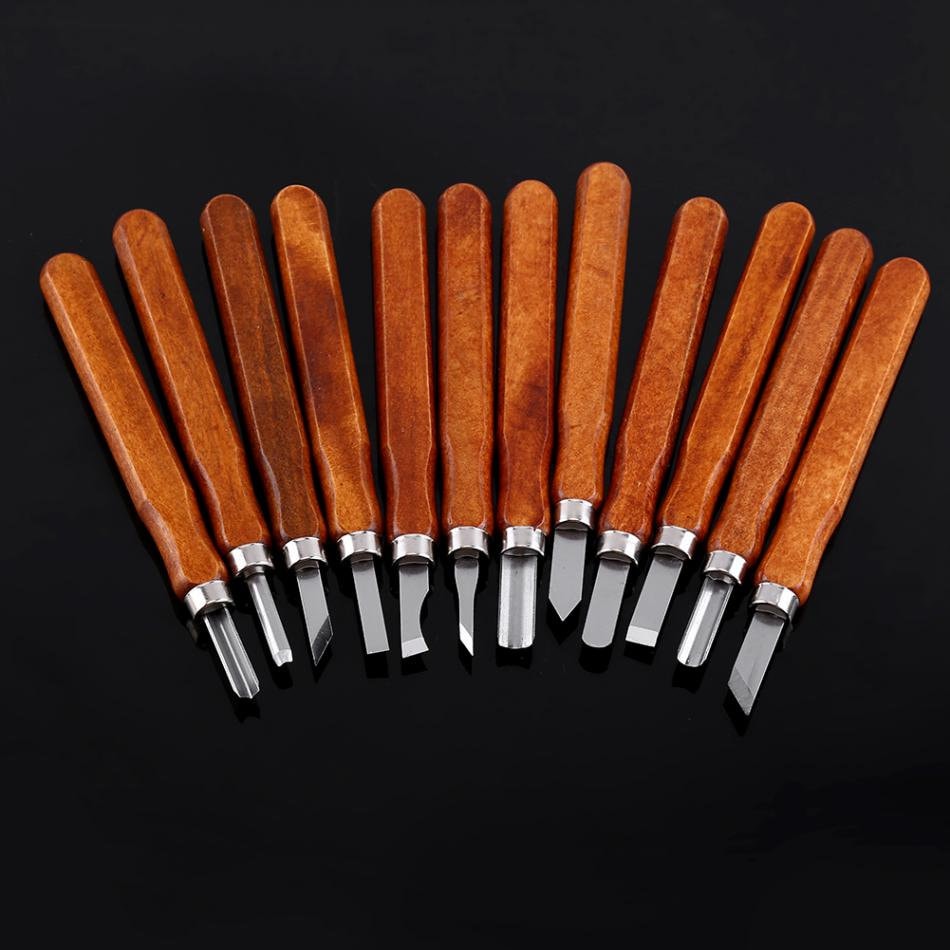 12pcs Wood Carving Chisels Tools Wood Carving for Woodworking Engraving ...