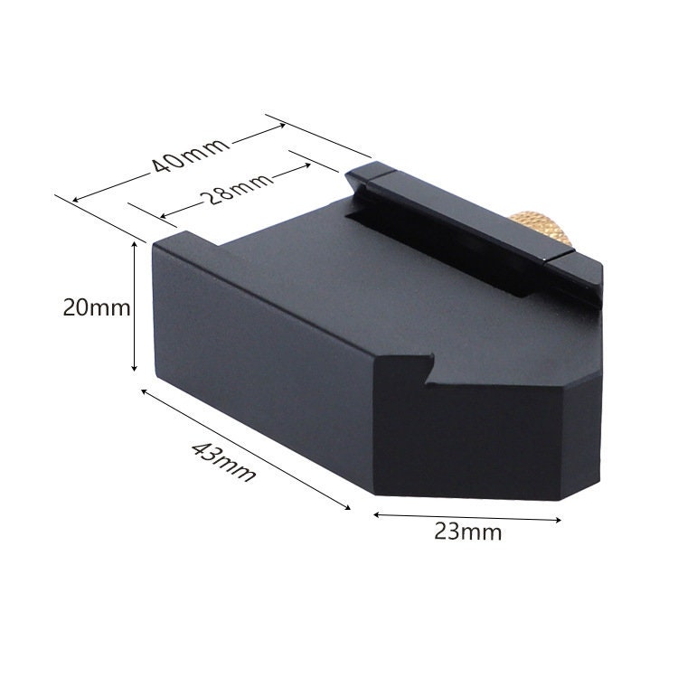 Brass Ruler Locating Block Leather Marking Locator Angle Scriber ...