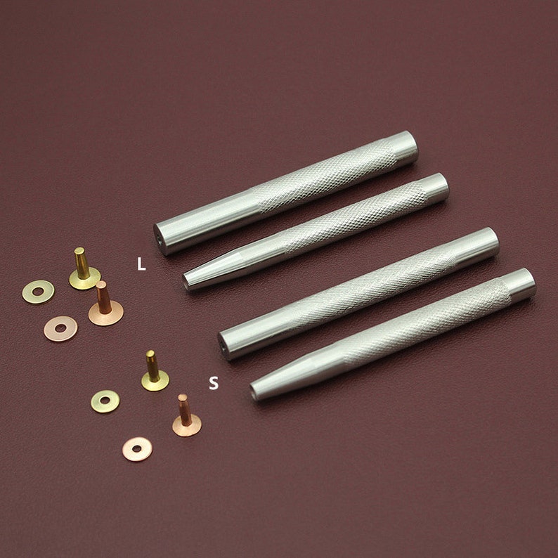 Corrugated Iron Lines Fixed Copper Rivet Installation Rod DIY Handmade ...