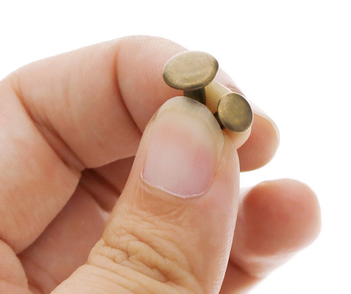 120PCS Leather Rivets Single Cap Rivets Tubular Metal Studs | Etsy