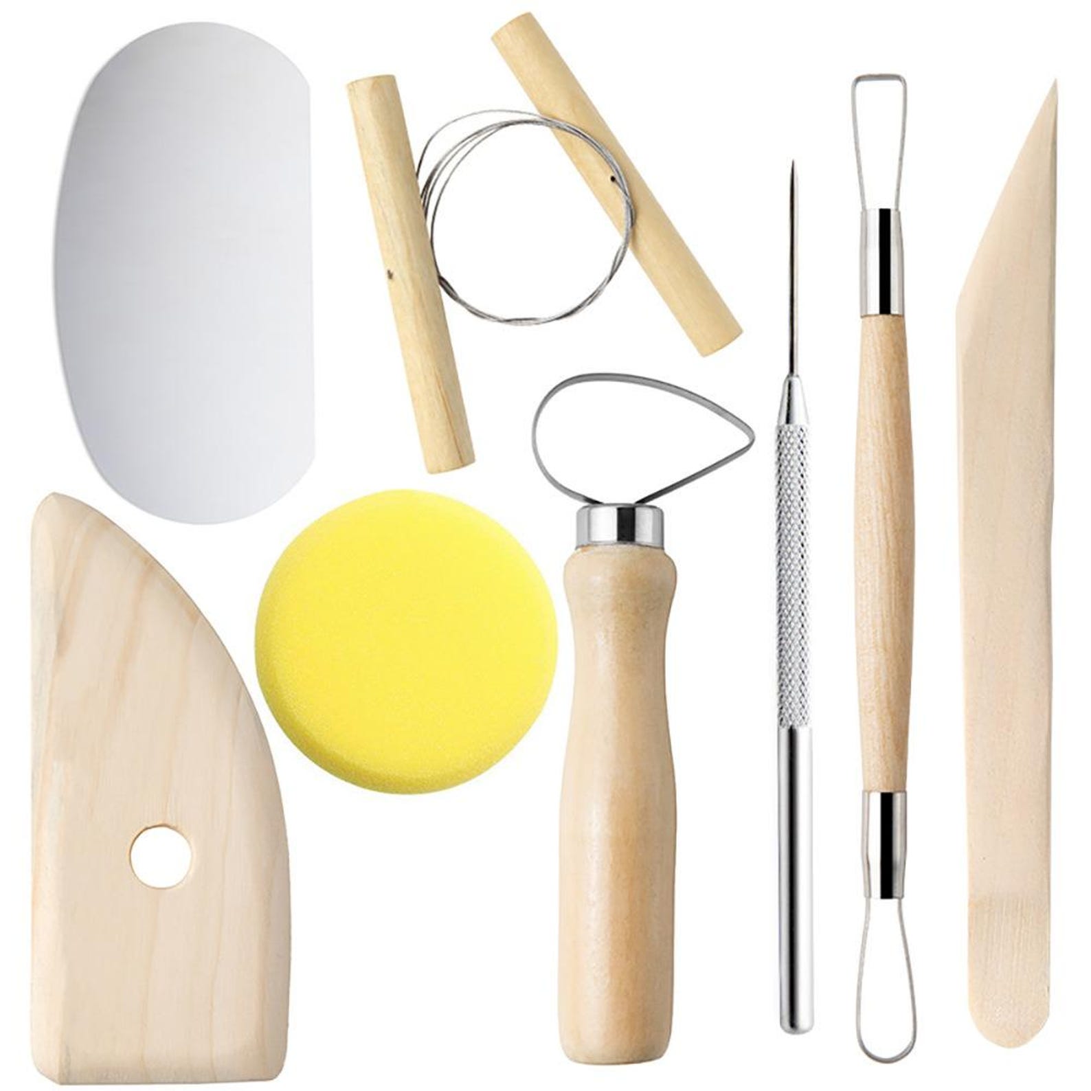 47pcs DIY Clay Pottery Tool Set Ceramics Sculpting Carving Sculpture ...