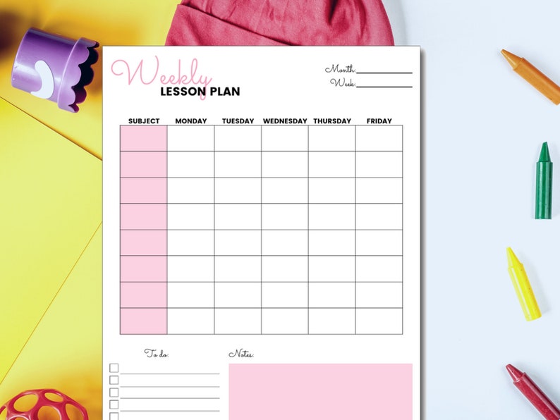 PRINTABLE HOMESCHOOL PLANNER | Undated | Lesson Planner | Remote ...