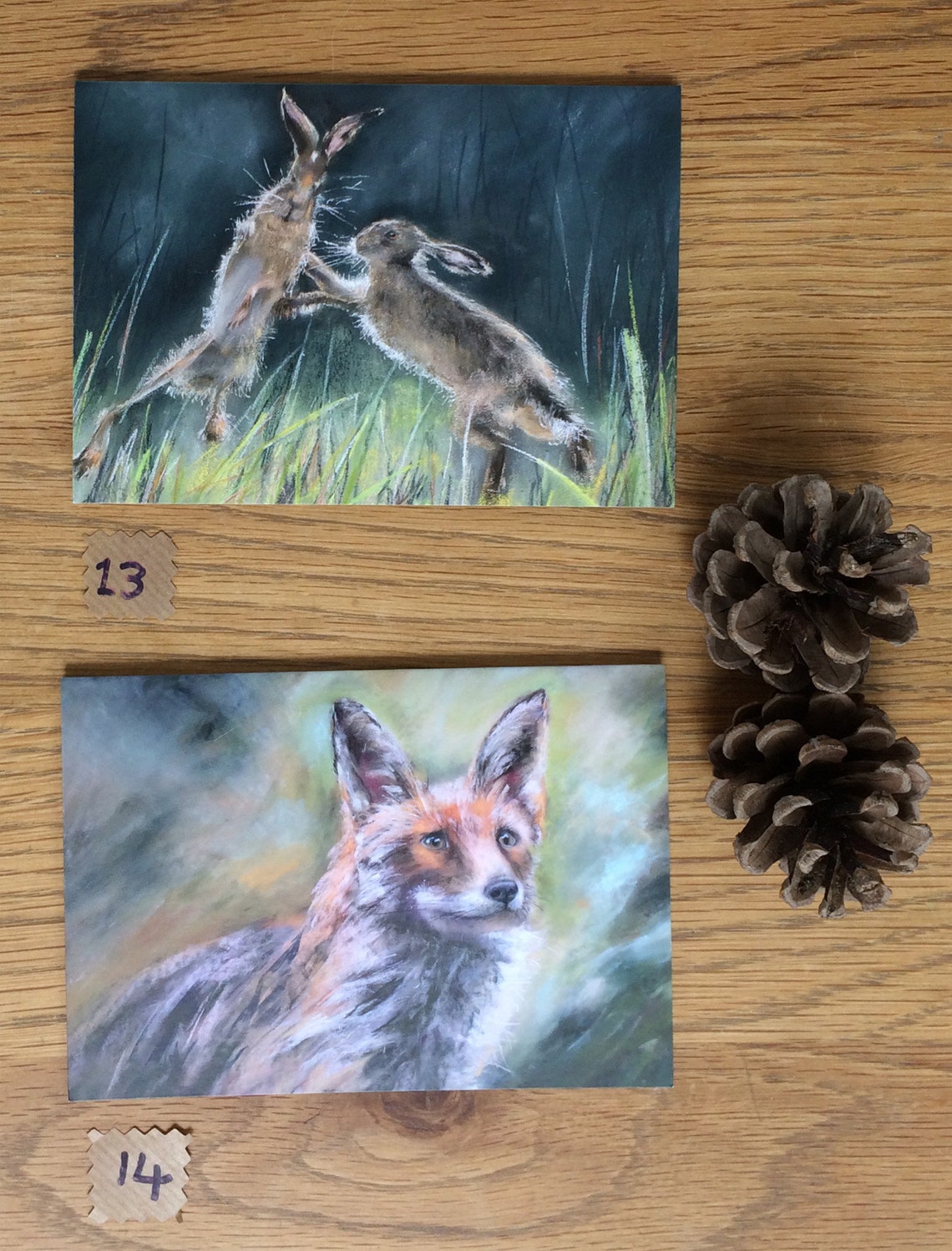6 Blank Animal Cards, Notelets, Wildlife Cards, Nature Lover Cards ...