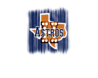 Houston Astros Water Slide Template for Sublimation 20 Oz - Etsy