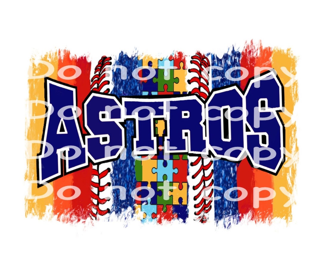 Houston Astros Autism Jpeg - Etsy