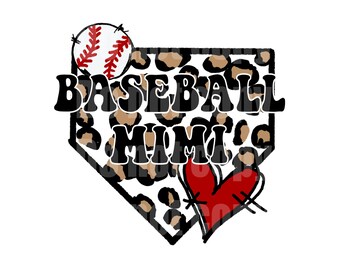 Baseball Mimi PNG, Sublimation Design Downloads - Etsy