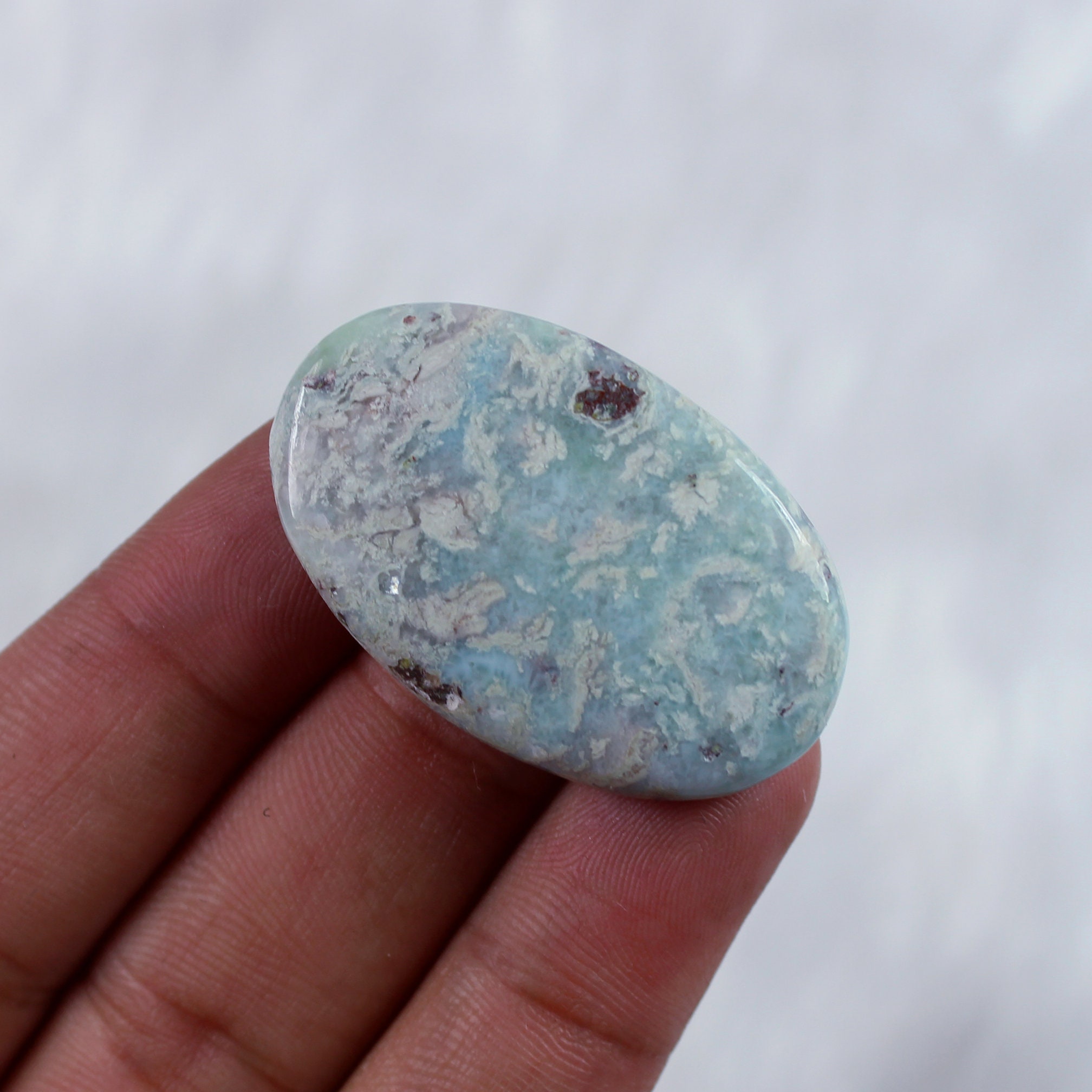 Genuine Rare Quality Natural Larimar Gemstone. Healing Crystal | Etsy