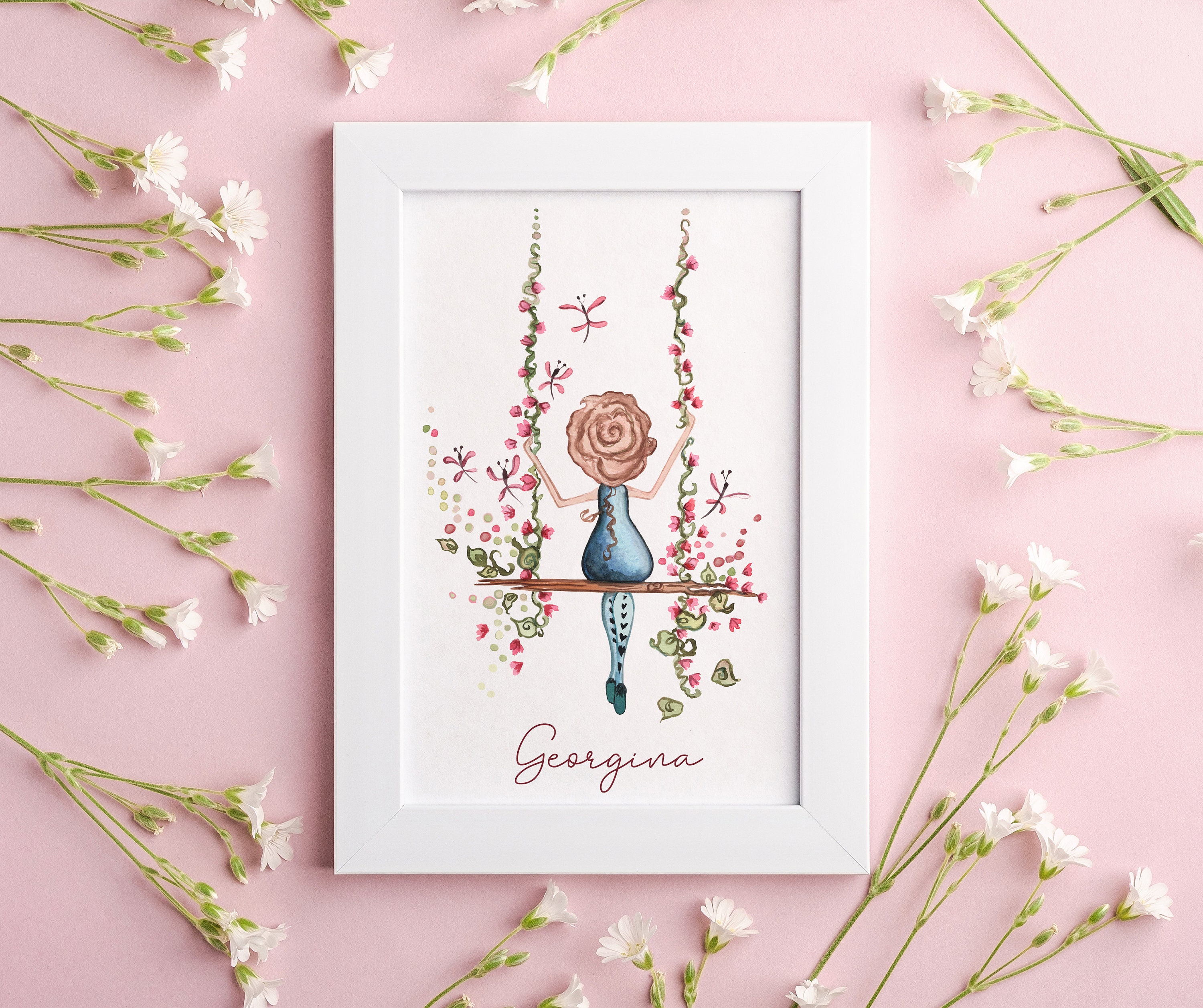 Personalized picture with name, picture for girl personalized with ...